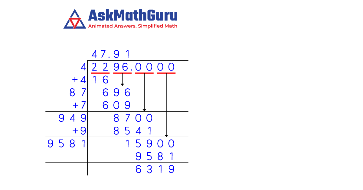 What is Square Root of 2296 | Find square root of a number