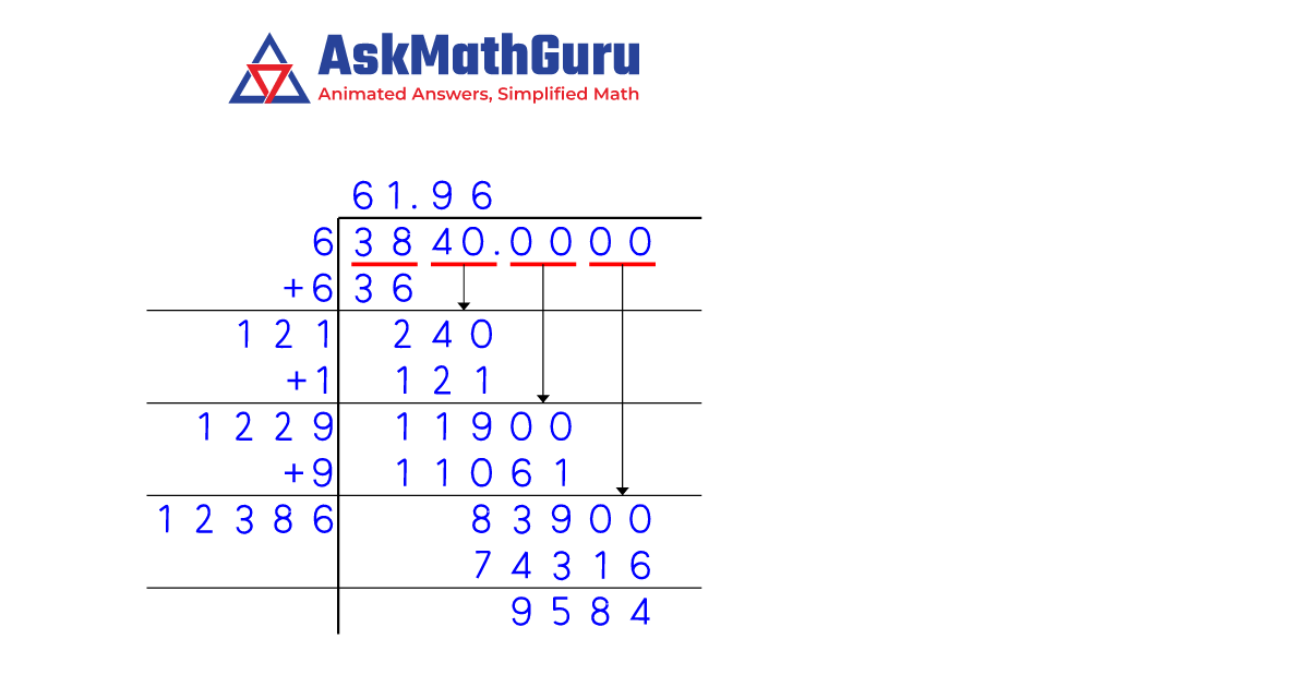 What is Square Root of 3840 | Find square root of a number