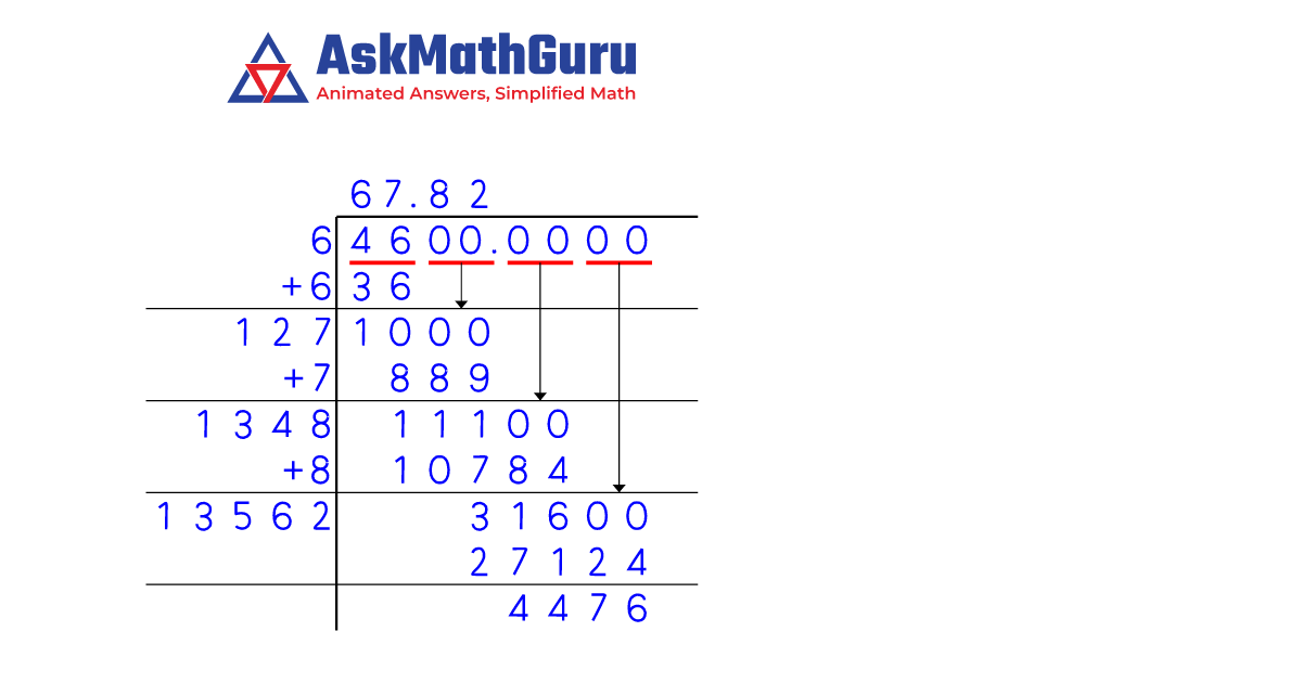 What is Square Root of 4600 | Find square root of a number