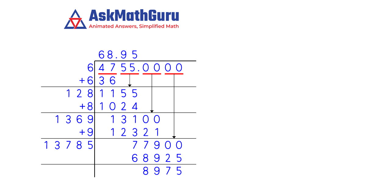 What is Square Root of 4755 | Find square root of a number