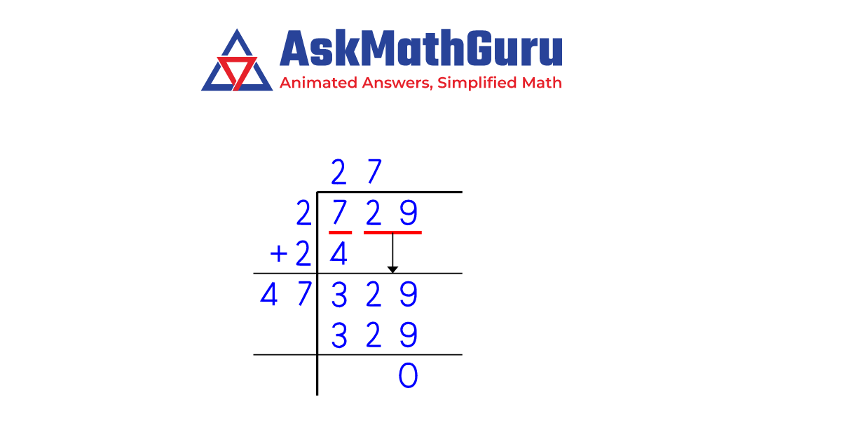 What is Square Root of 729 | Find square root of a number