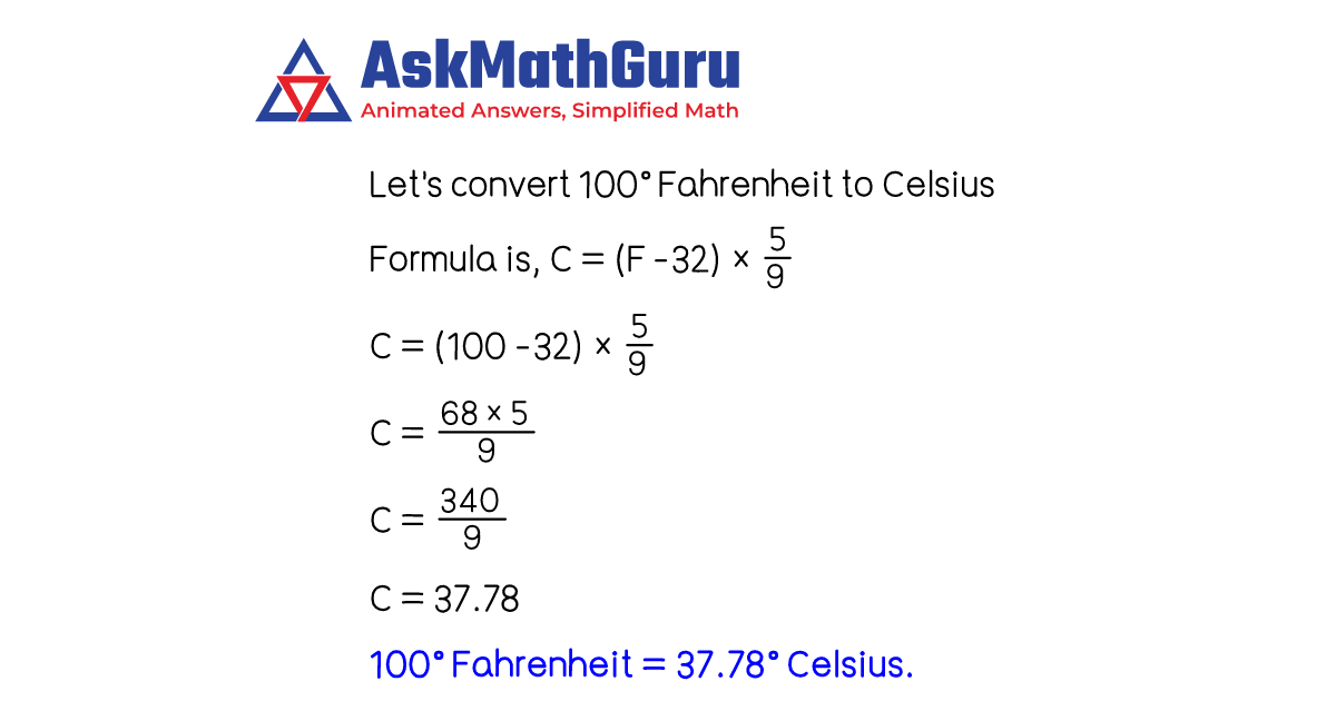 What is 100° Fahrenheit to Celsius | Easy Temperature Conversion Guide
